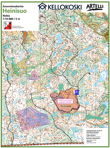 Livelox - Event: Nokirastit, Heinisuon louhos