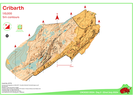 Livelox - Event: Croeso 2024 Day 2 - Cribarth