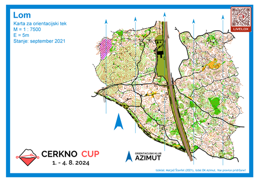 Livelox - Event: CERKNO CUP 2024 - Training