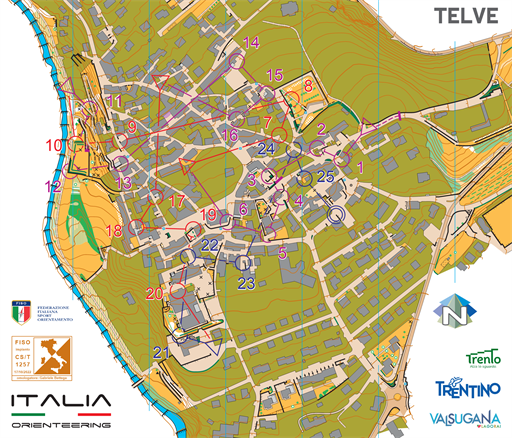 Livelox - Event: JWOC 2025 training | Telve Valsugana | TC25S04