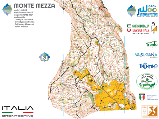 Livelox - Event: JWOC 2025 training | Monte Mezza | TC25F02
