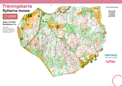 Livelox - Event: O-Ringen Jönköping, träning Ryttarns mosse