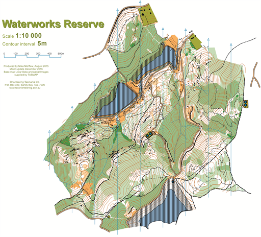 Livelox - Event: Waterworks Reserve - Hobart Spring Schools/Twilight #3